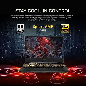 ASUS TUF F15 15.6” FHD Gaming Laptop, Intel Core i7-12700H, NVIDIA GeForce RTX 4070, 64GB RAM, 4TB SSD, RGB Keyboard, Numpad, Smart AMP Audio, Wi-Fi 6, Gray, Win 11 Pro, 32GB USB Card