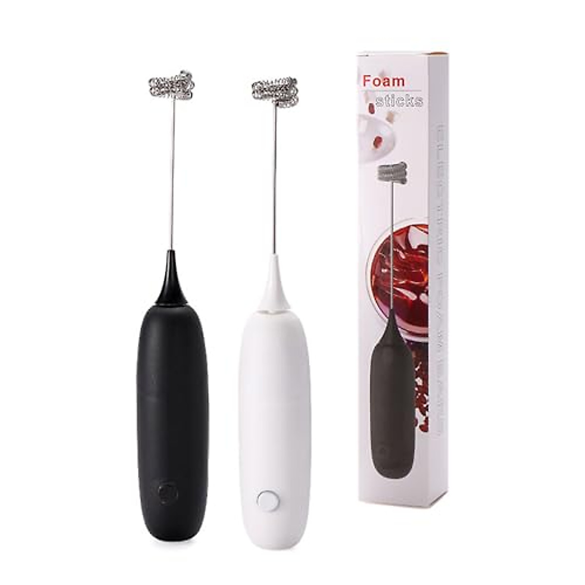 Handheld Foamer Speed Coffee Drink Mixer Portable Battery Powered Electric Milk Frother Foam Maker Eggs Beater Hand-held Electric Milk Beater