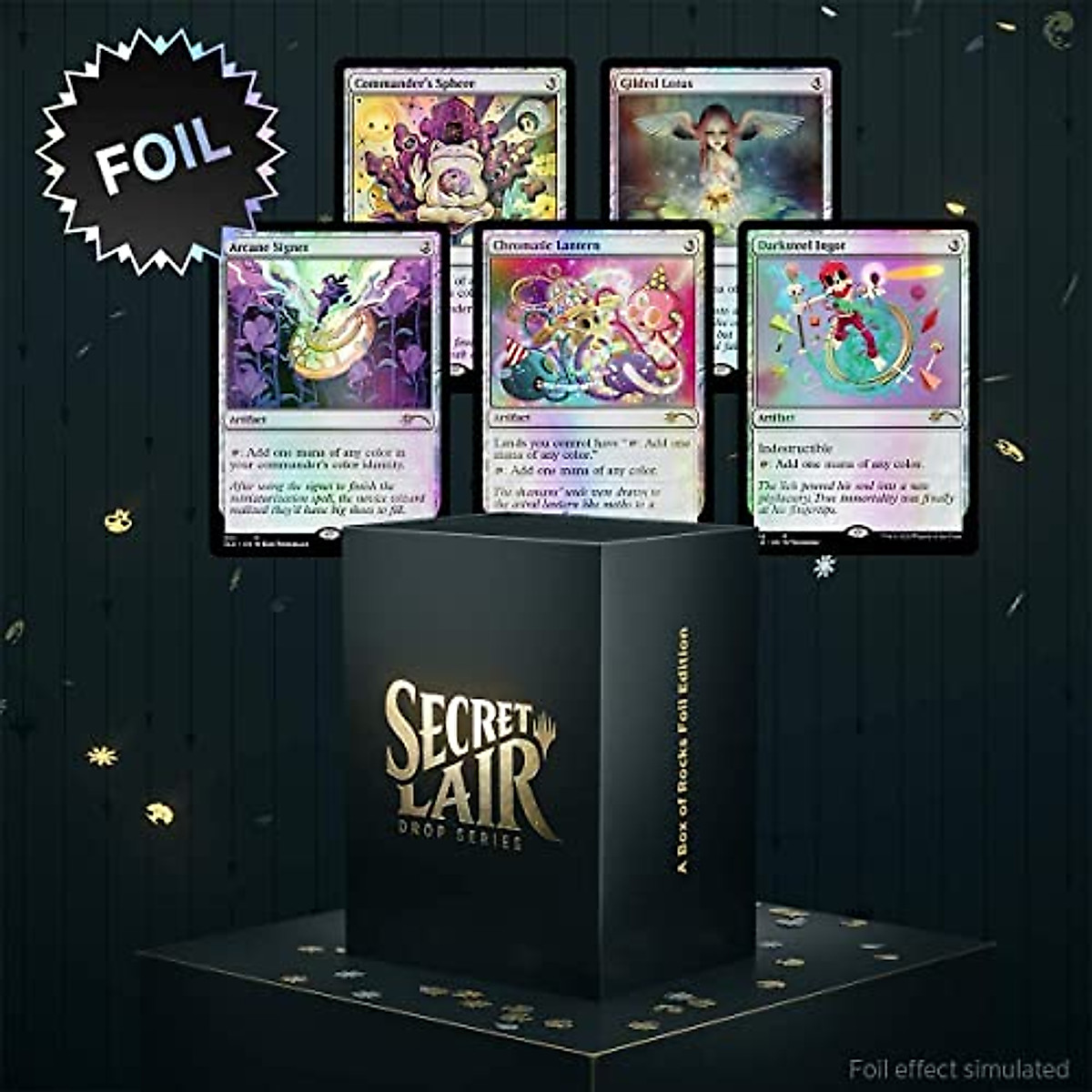 Magic: The Gathering Secret Lair Premium Foil: MTG Secretversary Superdrop Box of Rocks
