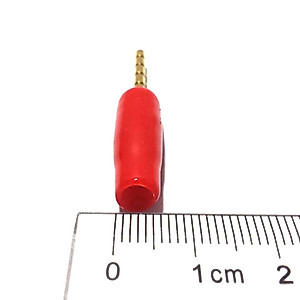 CESS Banana Pin Plug Open Screw Type Cable Connector - Tip Banana Plugs (20 Pack)