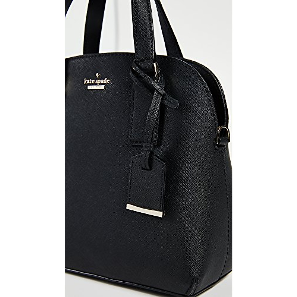 Kate Spade New York Women's Small Lottie Satchel, Black, One Size