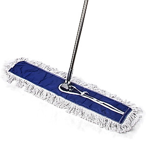 Kendal Industrial Commercial Maxi Dust Mop Kit with Handle and Washable Head (36 Inch)