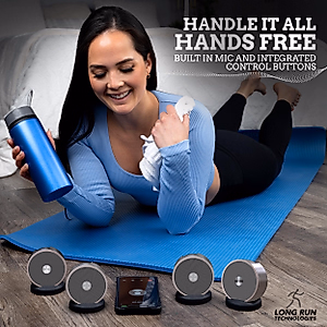 Long Run Technologies Stereo Bluetooth Speakers - Wireless Computer Speaker for Desktop Laptop PC for Boys & Girls Sister Brother Mom & Dad - Bluetooth Stereo Speakers Home Theater Gaming Rose Gold