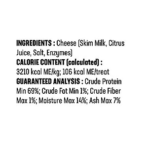 Chewmeter Himalayan Yaky Cheese Chew, 100% Natural, Long Lasting, Gluten Free, Healthy & Safe Dog Treats, Lactose & Grain Free, Protein Rich, Stain Free, Mixed Sizes, For Dogs 65 Lbs & Smaller, 9.9 oz