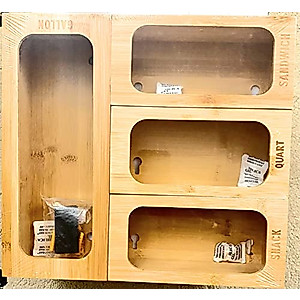 Ziplock Bag Storage Organizer, Plastic Bag Containers, Kitchen Drawer Organizer, One Size