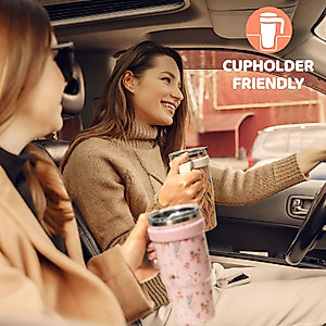 Zenbo 24 oz Insulated Cup with Handle,Silicone Boot,Leak-Proof Lid, Double Wall Vacuum Tumbler-Ideal For Cold/Hot Drinks,Travel Coffee Mug