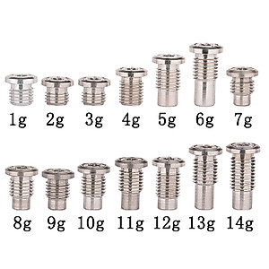 NA 1pc Silver Golf Weight for Taylormade M4, M6, RBZ, SIM2, SIM2 MAX Driver (10g)