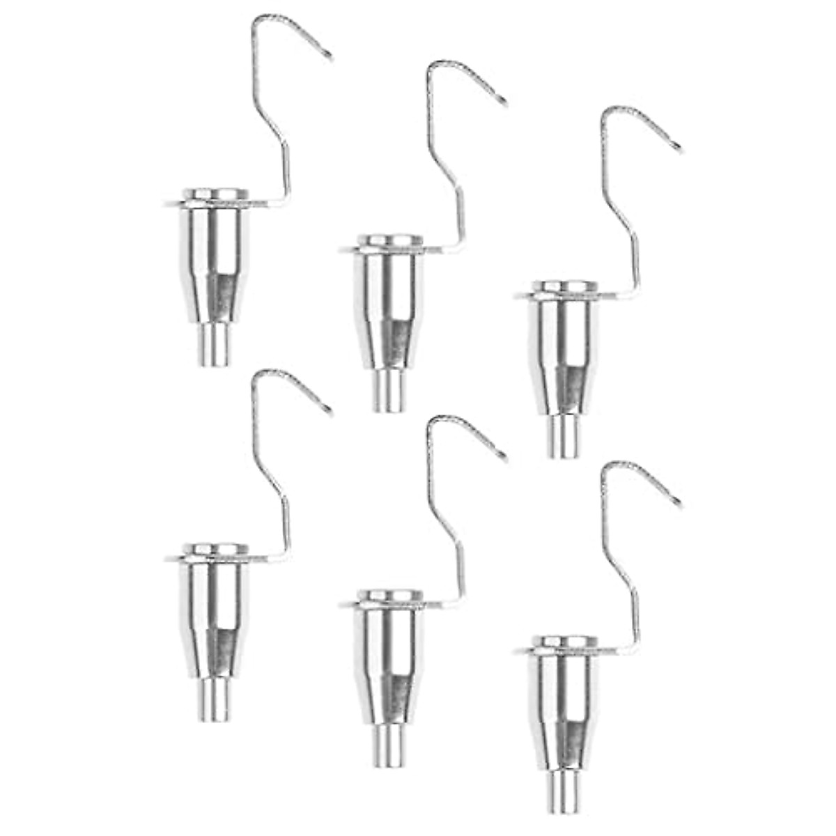 GRETD 10pcs Durable Exhibition Accessory Display Picture Hanging Easy Install Advertising Board Painting Hook (Color : Silver, Size : One size)