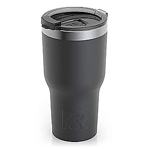 RTIC Double Wall Vacuum Insulated Tumbler, 20 oz, Black
