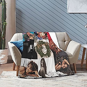 American Janet Singer Jack-Son Blankets Throw Blanket,Nice Fleece Blankets and Throws for Couch, Quality Blanket Air Conditioned Blanket 80"X60"