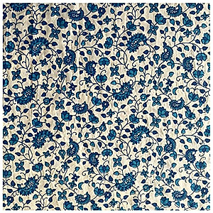 Cotton Mandala Print Washable Blue Laundry Bags Dirty Clothes Toy Storage for College Dorm or Travel Laundry Liner Draw-Cord with Cord-lock Pack Of 5 pcs