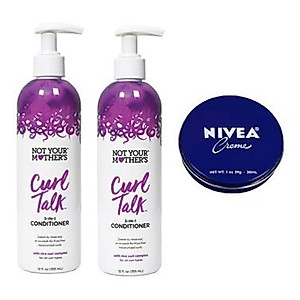 Not Your Mother's 2 Pack Curl Talk 3-in-1 Conditioner 12 Oz.+ Travel Size Body Cream 1 Oz.