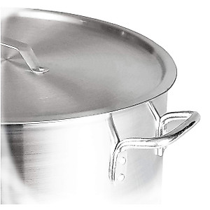 9819 Uniware® Professional Aluminum Stock Pot With Steamer Set of 3, 64 QT, 84 QT, 100 QT
