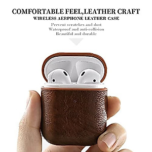 ProCarrier AirPods Protective Shockproof Silicone Matte Wired or Wireless case Cover with Keychain and Visible LED Compatible with Apple AirPods 1 and 2