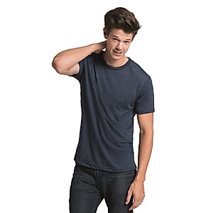 Ford Mustang Shirt USA Flag Mustang Emblem Cars and Trucks Mens Premium Tri Blend T-Shirt, Vintage Black, X-Large