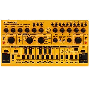 Behringer TD-3-MO-AM Analog Bass Line Synthesizer - Yellow