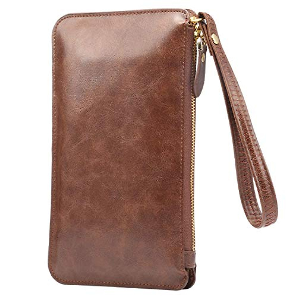 Mini Cell Phone Crossbody Shoulder Handbag Purse for iPhone 14 Pro Max, 14 Pro, 14 Plus, 14, 13 Pro Max, 13 Pro, 13, 13 Mini (Brown)