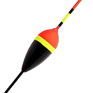 HELYZQ 10pcs Carp Fishing Floats Set Buoy Bobber Stick for Fish Tackle Vertical 8# 1.2g