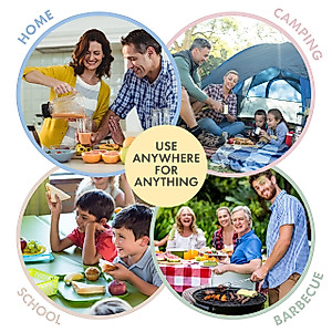 Wheat Straw Dinnerware Set, Plates and Bowls Sets, Plates, Bowls, Cups, Cutlery Set, Service for 4, Lightweight Unbreakable Plastic Dinnerware Sets, Dishwasher Microwave Safe (regular version)