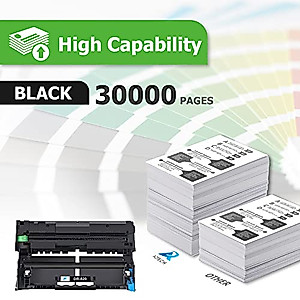 Aztech Compatible Drum Unit Replacement for Brother DR820 DR-820 DR 820 for Brother HL-L6200DW MFC-L5850DW MFC-L5900DW MFC-L6700DW MFC-L5800DW HLL6200DW HL-L5200DW HLL5100DN Printer (Black, 2-Pack)