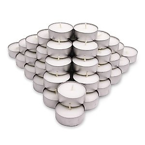 COCODOR Unscented Tealight Candles / 100 Pack / 4-5 Hour Extended Burn Time/Made in Italy, Cotton Wick, Scented Home Deco, Fragrance, Mother's day