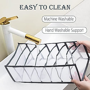 7 Grid Thickened And Upgraded Laundry Cabinet Clothes Finisher, Folding Drawer Wardrobe Clothes Finisher, Suitable For Jeans / T-shirts / Underwear / Shorts /Socks And Other Clothes