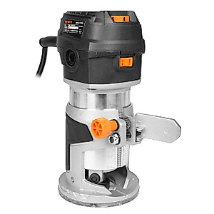 WEN RT1460 6-Amp Handheld 1/4-Inch Variable Speed Laminate Trim Router for Woodworking