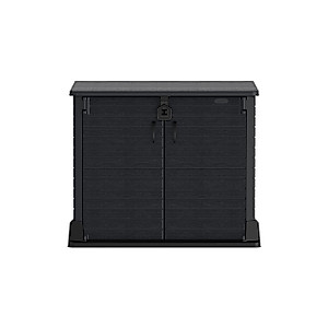Duramax Storeaway 4 ft. 3 in. x 2 ft. 5 in. x 3 Ft 7 in. Resin Horizontal Outdoor Storage Shed Gray