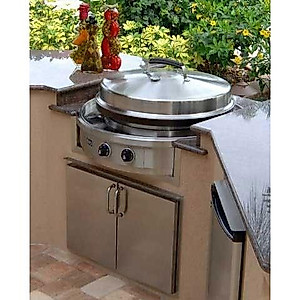 EVO Affinity 30G Series Built-in Grill (10-0055-NG), Seasoned Steel Cooktop, Natural Gas