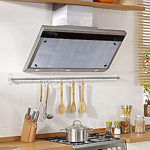 Gadpiparty Range Hood Filter Paper Roll Nonwoven Fabric Grease Filter Sheets Replacement Anti Oil Filter Paper Oil Proof Paper Stickers for Kitchen Tools (10m)