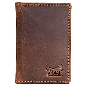 SKiDE Small Wallet for men | Minimalist Wallet & Cardholder wallet | Slim wallets for Men & Thin Bifold RFID Blocking Wallet | Front Pocket Wallet (CH2BDY) (Hunter Tan)