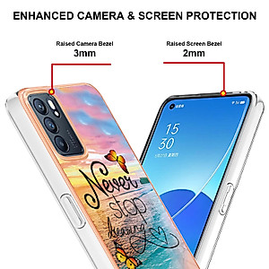 Compatible with Oppo Reno6 Pro 5G Case Cover,Compatible with Oppo Reno 6 Pro 5G for Mobile Phone TPU Case Cover ZMD