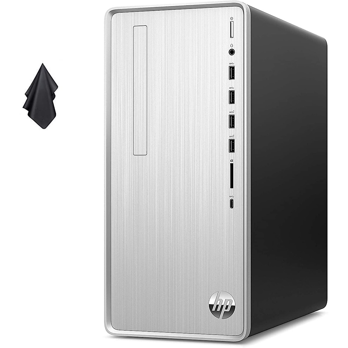 HP 2032 Pavilion TP01 Desktop Computer, AMD Ryzen 3-5300G (Beats Core i5-10400), AMD Radeon, 32GB RAM, 1TB PCle SSD, 9 USB Ports, Wireless-AC, Bluetooth, HDMI, Windows 11 Home (Renewed)