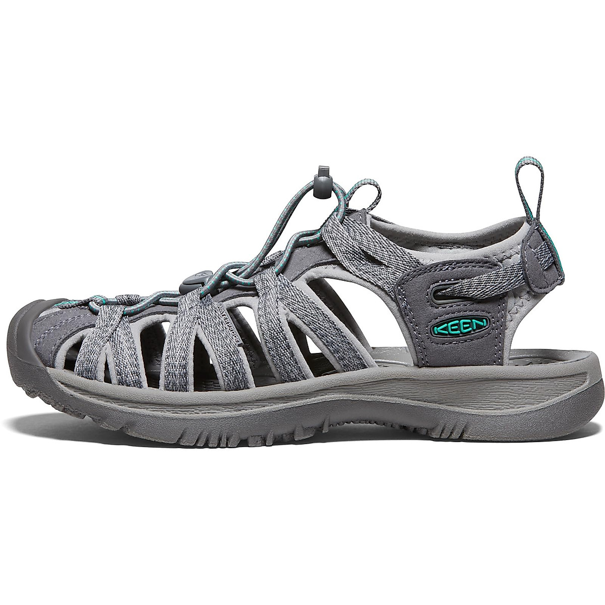 KEEN Women's Whisper Closed Toe Durable Comfortable Easy On Washable Adventure Sandals