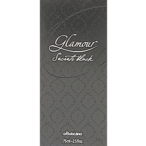 METERO Linha Glamour (Secrets Black) Boticario - Colonia Feminina 75 Ml - (Boticario Glamour (Black Secrets) Collection - Eau de Toilette for Women 2.53 Fl Oz)