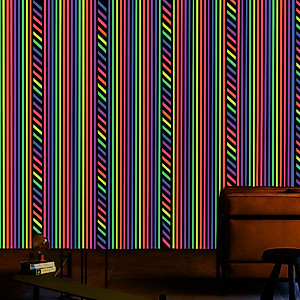 12 Pack UV Blacklight Reactive 6 Color Fluorescent Tape Fluorescent Cloth Tape Colorful Neon Gaffer Tape Neon Reflective Tape Neon Adhesive Tape Glow in the Dark Tape, 0.59"x16.4ft each Roll