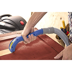 Oneida Air Systems Viper Vacuum Scraper® Ergonomic Textured Grip Wet/Dry Vac Attachment with Reversible Tungsten-Carbide Blade