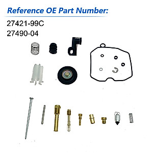 Carburetor Carb Repair Rebuild Kit for Keihin Harley Davidson CV CV40 1200 Softail Sport Sportster Street Super Tour Wide Replace 27421-99C 27490-04