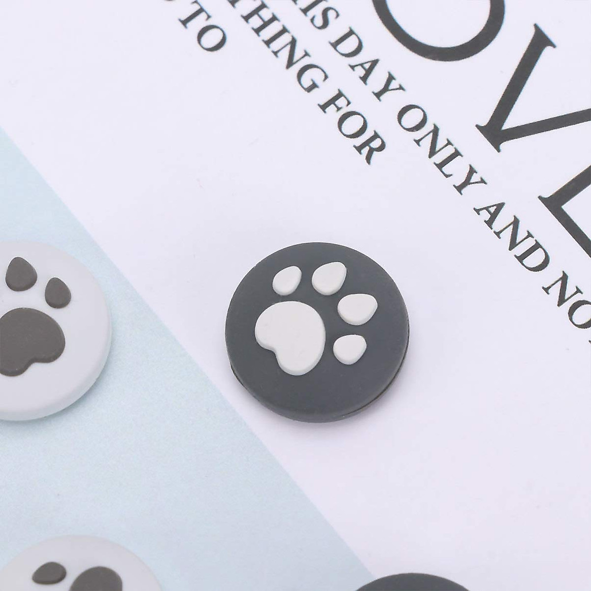 4pcs Joystick Sleeve Silicone Rocker Cap Cat Claw Design Rocker Cap Joystick Cover Rocker Protective Cap