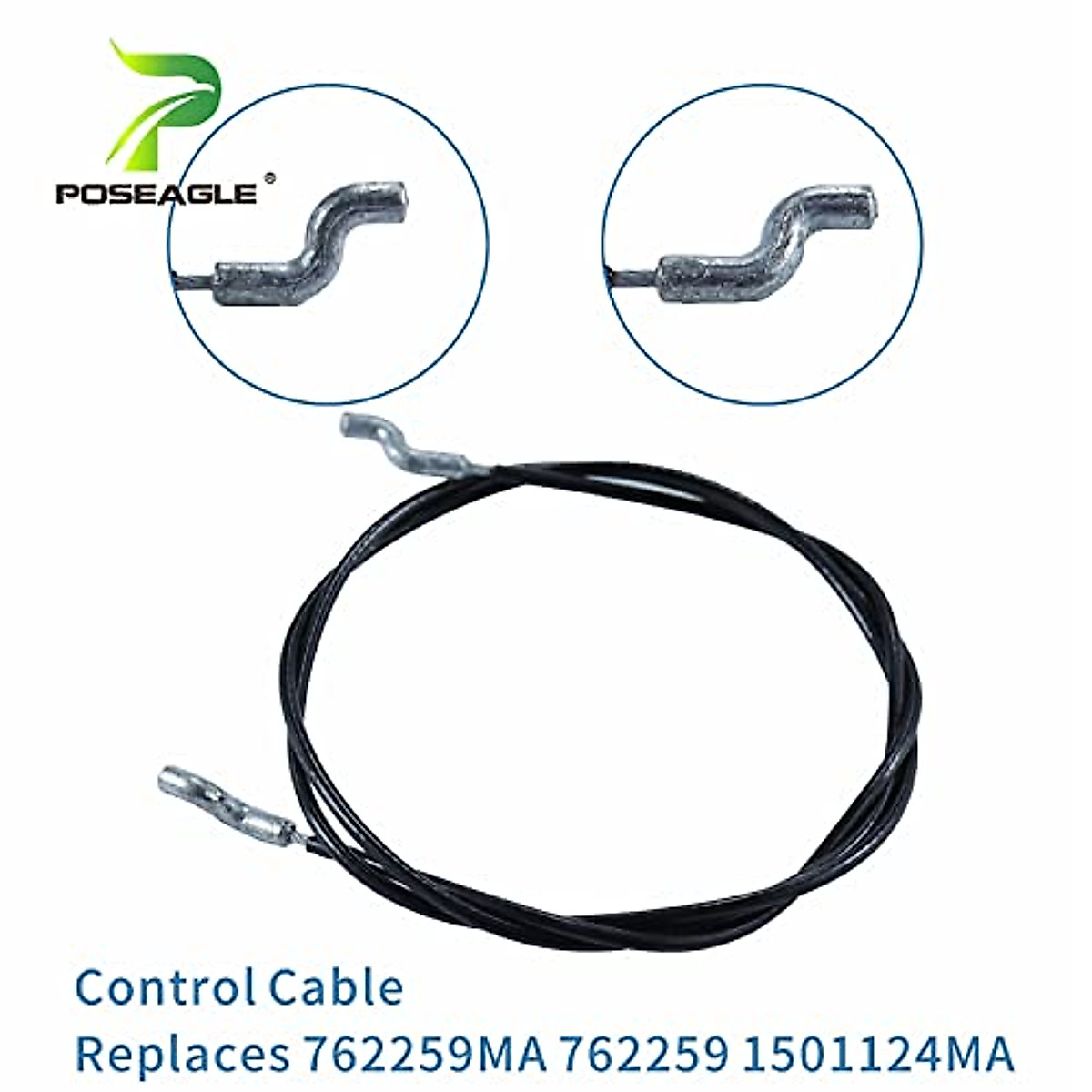 POSEAGLE 762259MA Auger Drive Cable Replaces Craftsman 762259ma, Craftsman 762259, Murray 762259MA, Murray 1501124MA