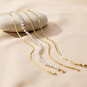 RS Pure by Ross-Simons 1.5mm 14kt Yellow Gold Herringbone Anklet. 10 inches