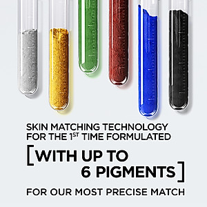 L'Oreal Paris True Match Super-Blendable Foundation, Medium Coverage Liquid Foundation Makeup, W2, Light, 1 Fl Oz