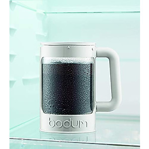 bodum Bean Cold Brew Coffee Maker, 51 Oz, Bright White
