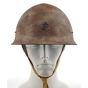 WW2 Japanese Imperial Naval Landing Forces Steel Helmet Hand Aged