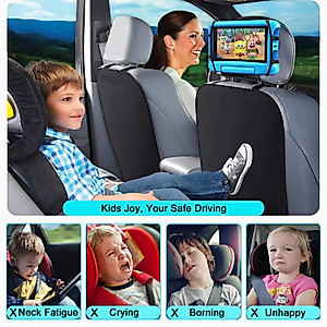 HIKATAB iPad Car Holder Back Seat, Tablet Holder for Kids