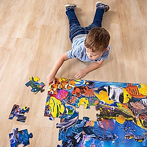 Melissa & Doug Underwater Ocean Floor Puzzle (48 pcs, 2 x 3 feet) - FSC Certified