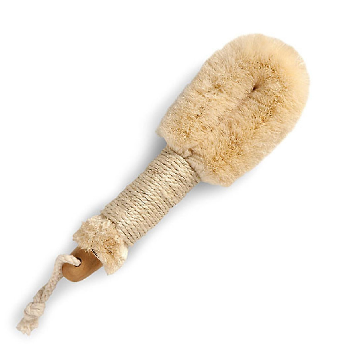 Touch Me All Natural Spa Sisal Dry Skin Brush - Premium Quality- 9" Length