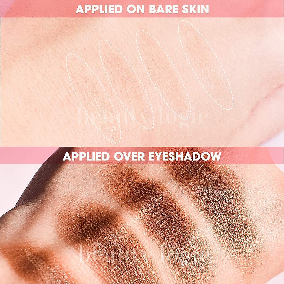 Beauty Logic USA Ultra Invisible Fiber Lace Eyelid Lift Kit 120pcs Blends in with Skin No Glare Non Surgical Instant Eyelid Lifting for Hooded Droopy Uneven Mono-Eyelids Latex Free Adhesive (Medium)