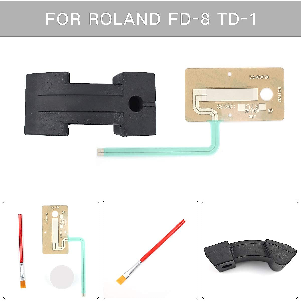 Sheet Sensor Actuator Pedal for Roland Drum FD-8 TD-1 Hi Hat Pedal Rubber Part Circuit TD4 9 11 15 17 Accessories