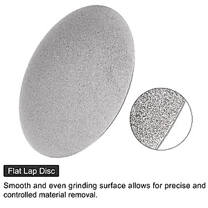 uxcell Diamond Sanding Grinding Disc, 8-Inch (200mm) Grit 120 No Center Hole, Flat Lap Disk Polishing Discs Abrasive Wheel for Gemstone Tile Porcelain Glass Stone Metal